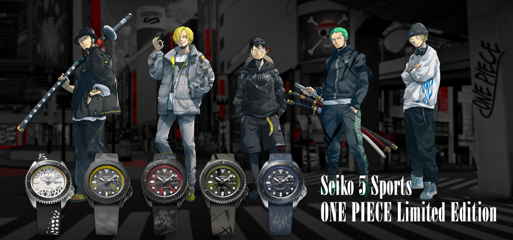 236903Reviews: Seiko 5 Sports of ONE PIECE Limited Edition Models ...