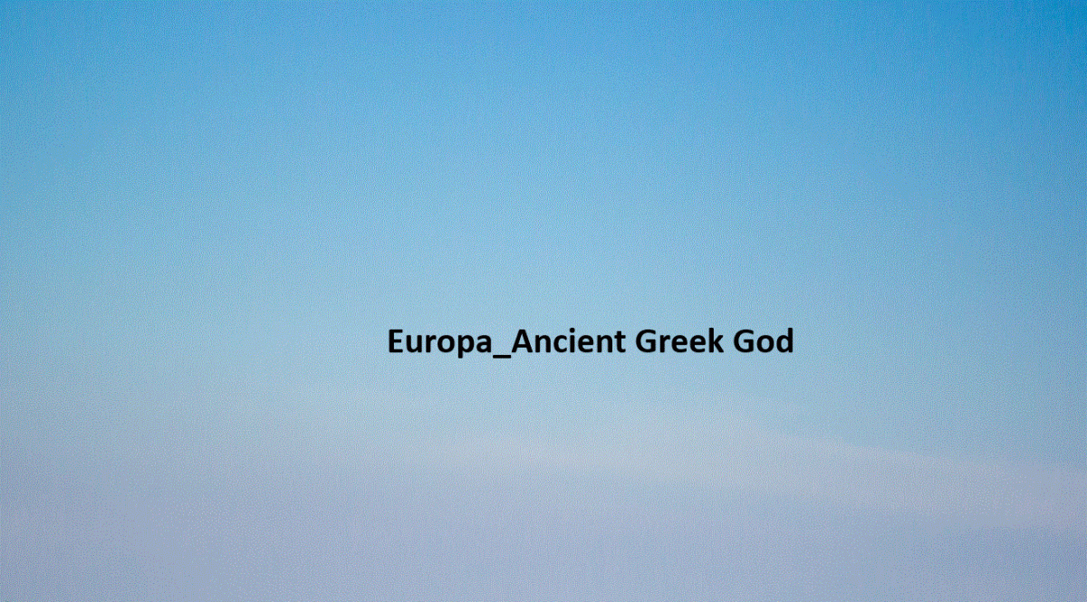 Europa Ancient Greek God – Ninenovel